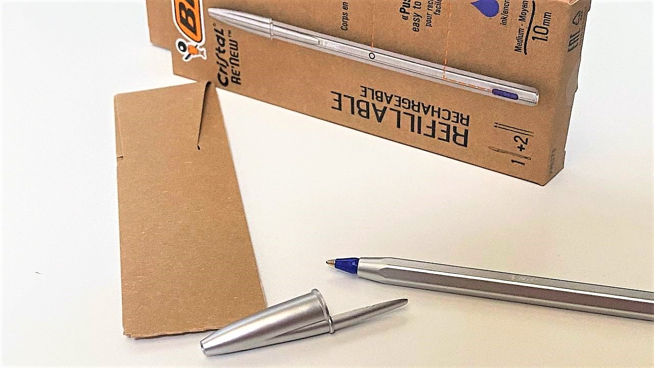 BIC Cristal Renew: opiniones del boli recargable de BIC